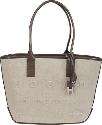 Hogan Femme, Sacs, Beige, Taille: ONE Size Petit sac shopping Address