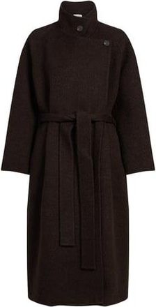 Saison 1865 Manteau long double face ceintur&eacute;