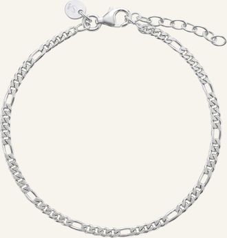 Pompidou Armband Figaro 3mm By Glambou silber