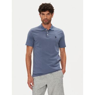 U.S.Polo Association Poloshirt MUP3780 Blau Regular Fit