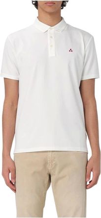 Peuterey Homme, Tops, Blanc, Taille: 2XL Polo &agrave; Manches Courtes