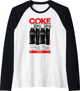 Coca Cola Ware Coke Music Album Tracklist Retro Cover Raglan