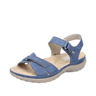 Rieker Femme 64853 Sandale, Bleu, 36 EU