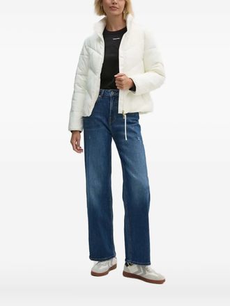 Joop Wattierte Jacke mit Steppmuster - Weiß