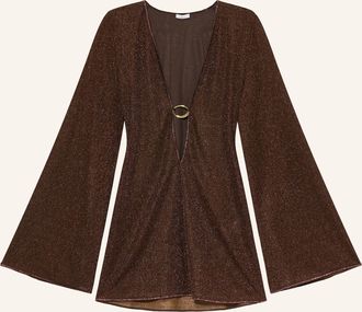 Os&eacute;ree Strandkleid Lumiere Mit Glitzergarn braun