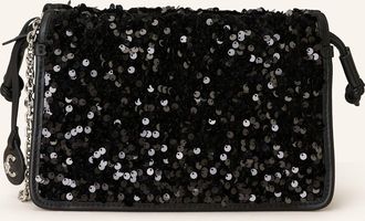 Coccinelle Coccinelle Umhängetasche Mit Pailletten schwarz