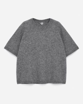 Arket Pullover Aus Alpakawolle Und Wolle -Grau
