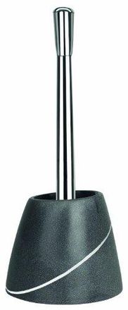 Spirella Etna WC Bürste Toilettenbürste in Steinoptik aus Polyresin 17x13x19cm Grau