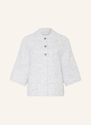Neo Noir Neo Noir Strickjacke Benuta Mit 3/4-Arm grau