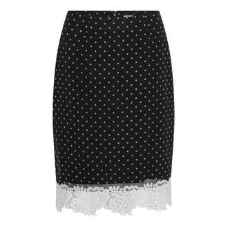 Rotate Gebl&uuml;mter Bleistiftrock - - Skirts - Damen - Schwarzk - S