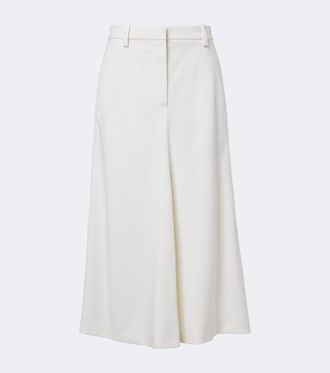 Brunello Cucinelli Jupe midi Monili en laine