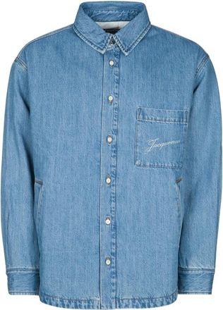 Jacquemus Homme, Chemises, Bleu, Taille: M La Chemise Boulanger