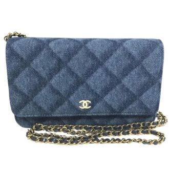 Chanel Pre-owned Denim sacs-chanel - Femme - Pre-owned - Bleu - Taille: ONE Size
