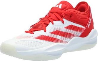 adidas Adidas Unisex Adizero Select 2.0 Basketball Sneaker, White/Red/White, 9 US Men