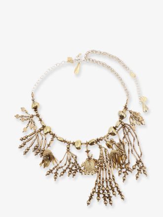 Dries Van Noten Tassel Pendant brass and resin necklace - DRIES VAN NOTEN - gender_Woman
