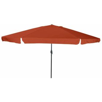 vidaXL Vidaxl - Parasol de jardin Rouge, Noir 395 x 395 x 245 cm
