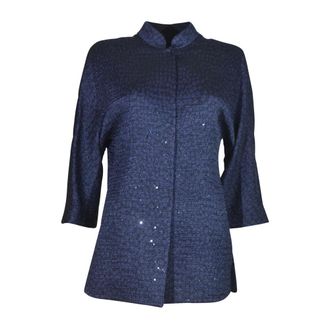 Giorgio Armani Damen, Jacken, Blau, SGr&ouml;&szlig;e