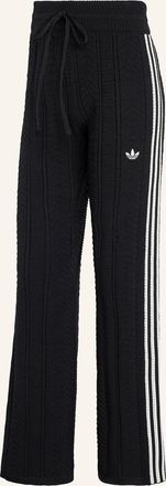 adidas Originals Adidas Originals Strickhose Sst Wide Leg Mit Galonstreifen schwarz