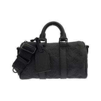 Louis Vuitton Pre-owned Keepall Bandouliere Monogram Taurillon Boston Bag - - Pre-owned - Damen - Schwarzk - ONE SIZE