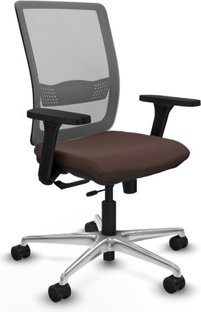 Piqueras y Crespo B&uuml;rostuhl mit h&ouml;henverstellbaren Armlehnen, h&ouml;henverstellbare Lendenwirbelst&uuml;tze, ausgestattet mit Syncro/Traslack und eingespritztem Schaum. Mit Roll