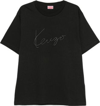 Kenzo Logo-embroidered T-shirt