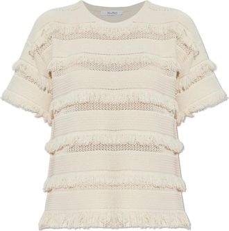 Max Mara Femme, Pulls, Beige, Taille: 38 FR Garza Top