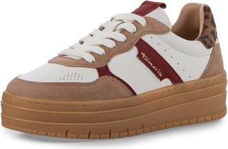 Tamaris Damen Schnürer beige 40