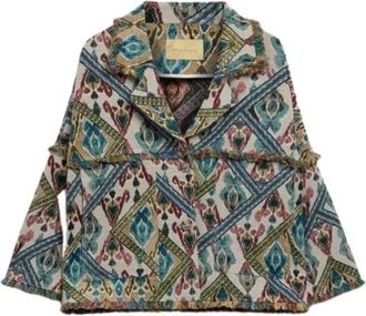 Momoni Femme, Vestes, Multicolore, Taille: 40 FR Momon&igrave; Vestes