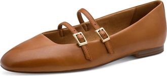 Tamaris Ballerina Damen Elegant braun,EU 42