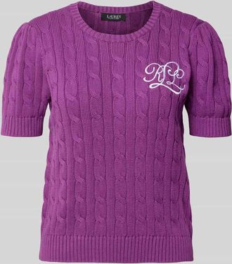 Lauren Ralph Lauren Strickpullover mit Label-Stitching Modell TARJYLL