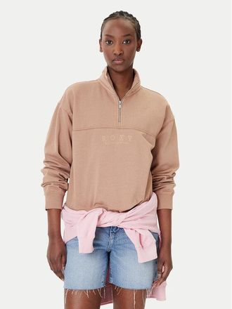 Roxy Sweatshirt Our Town ERJFT04949 Braun Regular Fit
