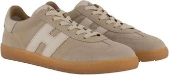 Hogan Stiefeletten - Hogan Cool Allacciato H - Gr. 37,5 (EU) - in Beige - f&uuml;r Damen