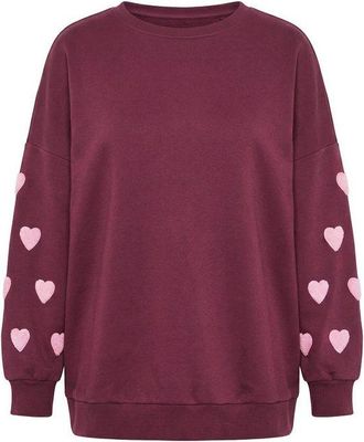 STUDIO UNTOLD Sweatshirt Sweatshirt extra oversized &Auml;rmel-Hearts