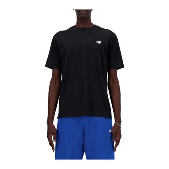 New Balance Homme, Tops, Noir, Taille: S T-shirt &agrave; Manches Courtes