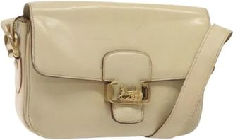 Celine Pre-owned Cuir sacs-celine - Femme - Pre-owned - Blanc - Taille: ONE Size