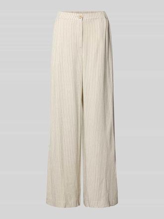Vero Moda Wide Leg Stoffhose aus Viskose-Leinen-Mix Modell LIRU