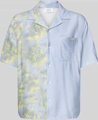 Maison Kitsun&eacute; Relaxed Fit Freizeithemd aus Viskose-Mix