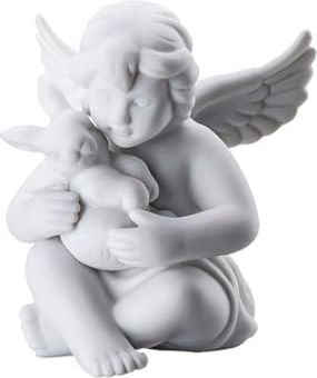 Arzberg Engel mit Hase Weiss Matt 6,5 cm