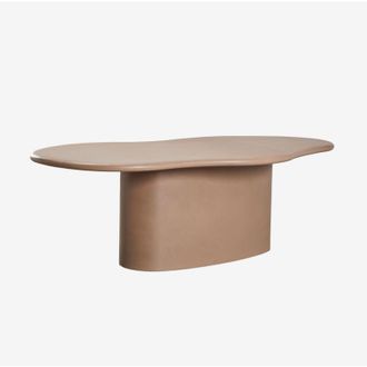 Sklum Sklum - Table de jardin ovale 230x130 cm en ciment Vaduz