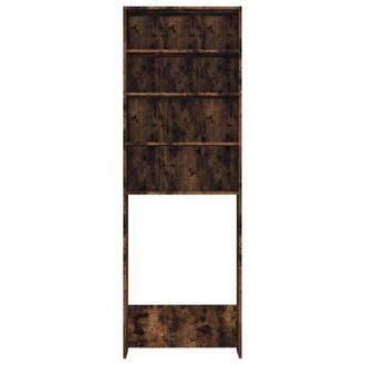 Generic Freistehender Waschmaschinenschrank, Aufbewahrungseinheit aus Holzwerkstoff mit Arbeitsplatte und Festen Regalen, Organizer f&uuml;r Waschmittel und Reinig