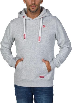 Riverso Hoodie Herren Regular Fit RIVLinus Kapuzenpullover Pullover Sweatshirt Streetwear Grau 4XL, Gr&ouml;&szlig;e:4XL, Farbe:Grey 1