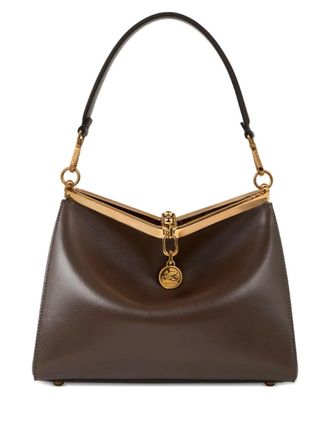Etro sac porté épaule Vela en cuir - Marron