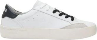 Sun 68 Homme, Chaussures, Blanc, Taille: 44 EU Street Leather Baskets