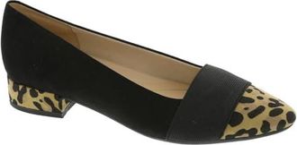Easy Spirit Castle Chaussures &agrave; enfiler pour femme, Noir/l&eacute;opard, 35.5 EU