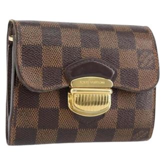 Louis Vuitton Portefeuille Vintage en Toile Pre-owned - Femme - Pre-owned - Brun - Taille: ONE Size