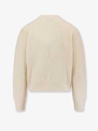 A.P.C. Womens Wool Blend Sweater Beige Alpaca