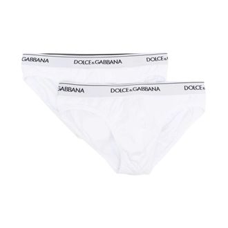 Dolce & Gabbana Logo Slips 2er-Pack - - Underwear - Herren - Wei&szlig; - L