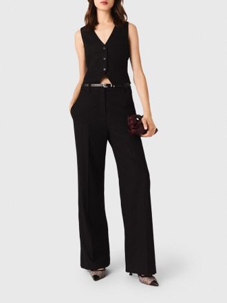 Maje Veston De Tailleur &Agrave; Strass - Noir - Taille 34 - Maje
