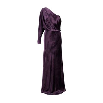 Zimmermann Asymmetrisches Samtkleid Elegantes Design - - Dresses - Damen - Lila - M