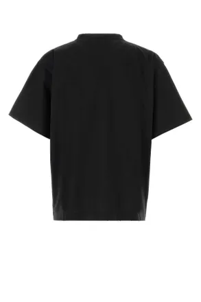 Balenciaga Black Exterior: Cotton T-Shirt T-shirts And Polos